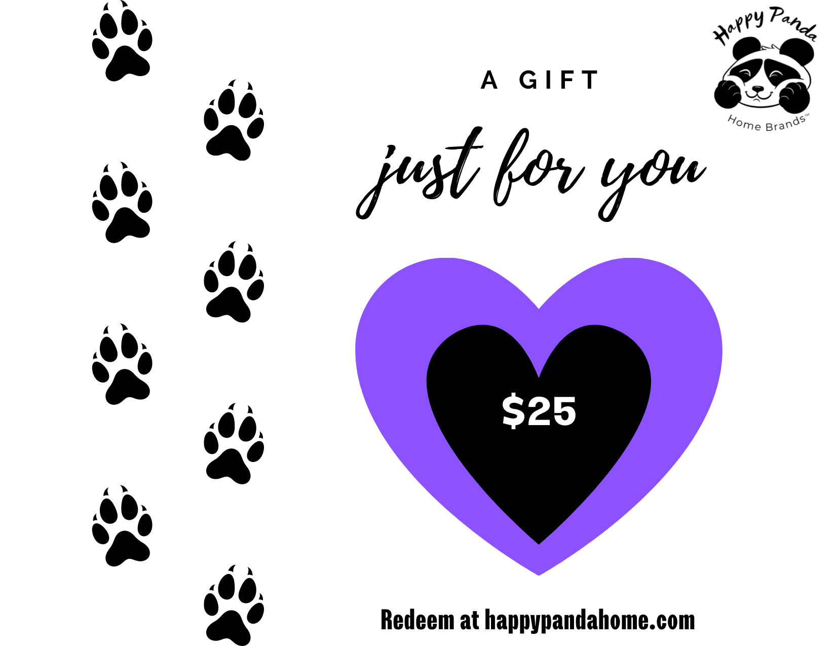 Gift Card | Gift Ideas | Happy Panda Home Brands